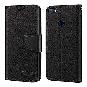 Infinix Note 5 X604 Case, Oxford Leather Wallet Case with Soft TPU Back Cover Magnet Flip Case for Infinix Note 5 X604
