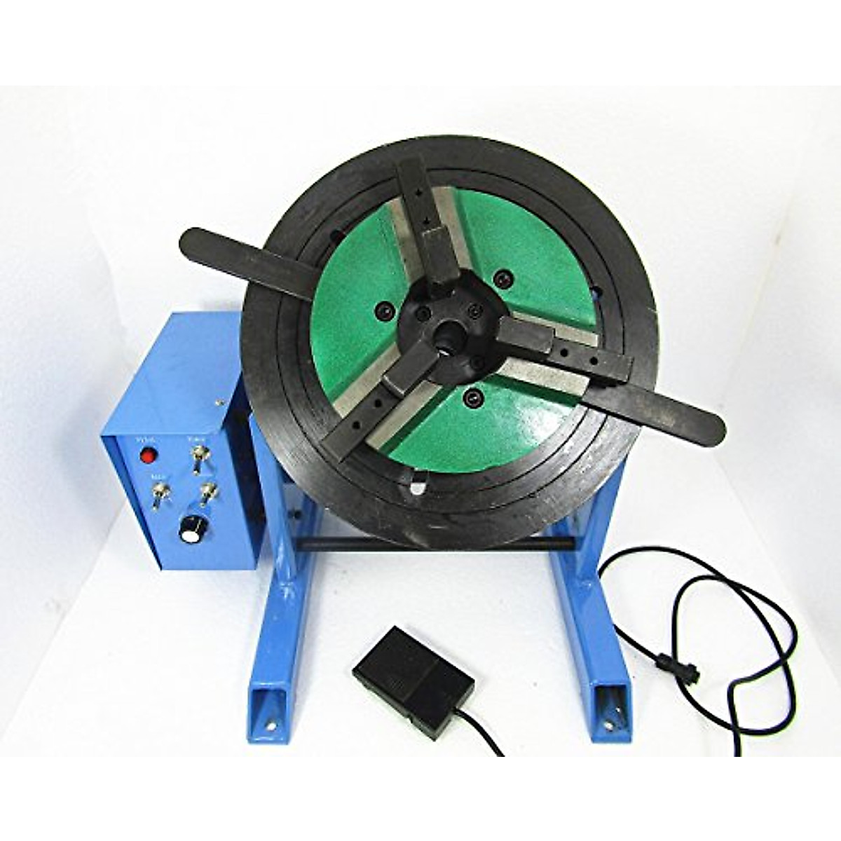 YUCHENGTECH Welding Positioner Turntable with 200mm Chuck for Circle Workpiece Turntable Welding Equipment Positioning Welder 50KG (110V)