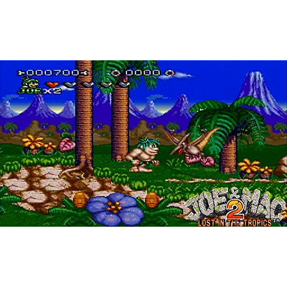 Retro-Bit Joe & Mac: Ultimate Caveman Collection SNES Cartridge - 3 Games in 1 - Super NES