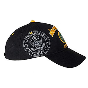 Officially Licensed US Army Retired Baseball Cap in Black & Digital Camo