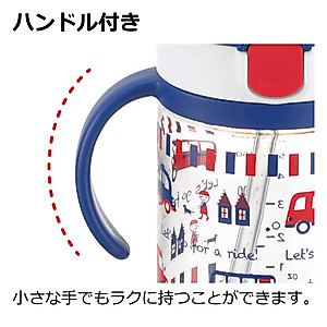 Richell Aqulea Outing Straw Mug 200ml Yellow
