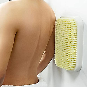Back Scrubber for Shower,Wall Mounted,Back Shower Brush,Large Exfoliating Brush for Shower, for Men and Women