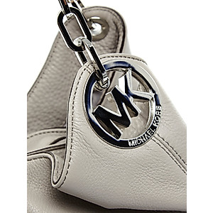 Michael Kors Fulton Large Shoulder Tote in Pearl Grey