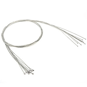 ZPSHYD Bike Derailleur Cable, Inner Shifter Cable for Bike10pcs Bike Gear Shifter Cables Set for Mountain Bike and Road Bike Silver