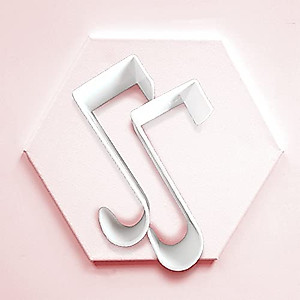 1st Choice Over The Door Hooks 4 Pack, Z-Shaped Door Hanger Hook Reversible Sturdy Over Door Hooks Fits The 1 3/8” and 1 3/4” Door Widths, Plastic Door Hook Hanger for Hanging Clothes, Towels,White