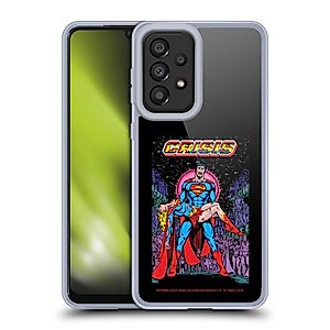 Head Case Designs Officially Licensed Superman DC Comics Supergirl Crisis on Infinite Earths Famous Comic Book Covers Soft Gel Case Compatible with Galaxy A33 5G (2022)