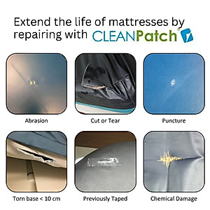 Mattress Repair Patch,6"W,Rectangle,PK5
