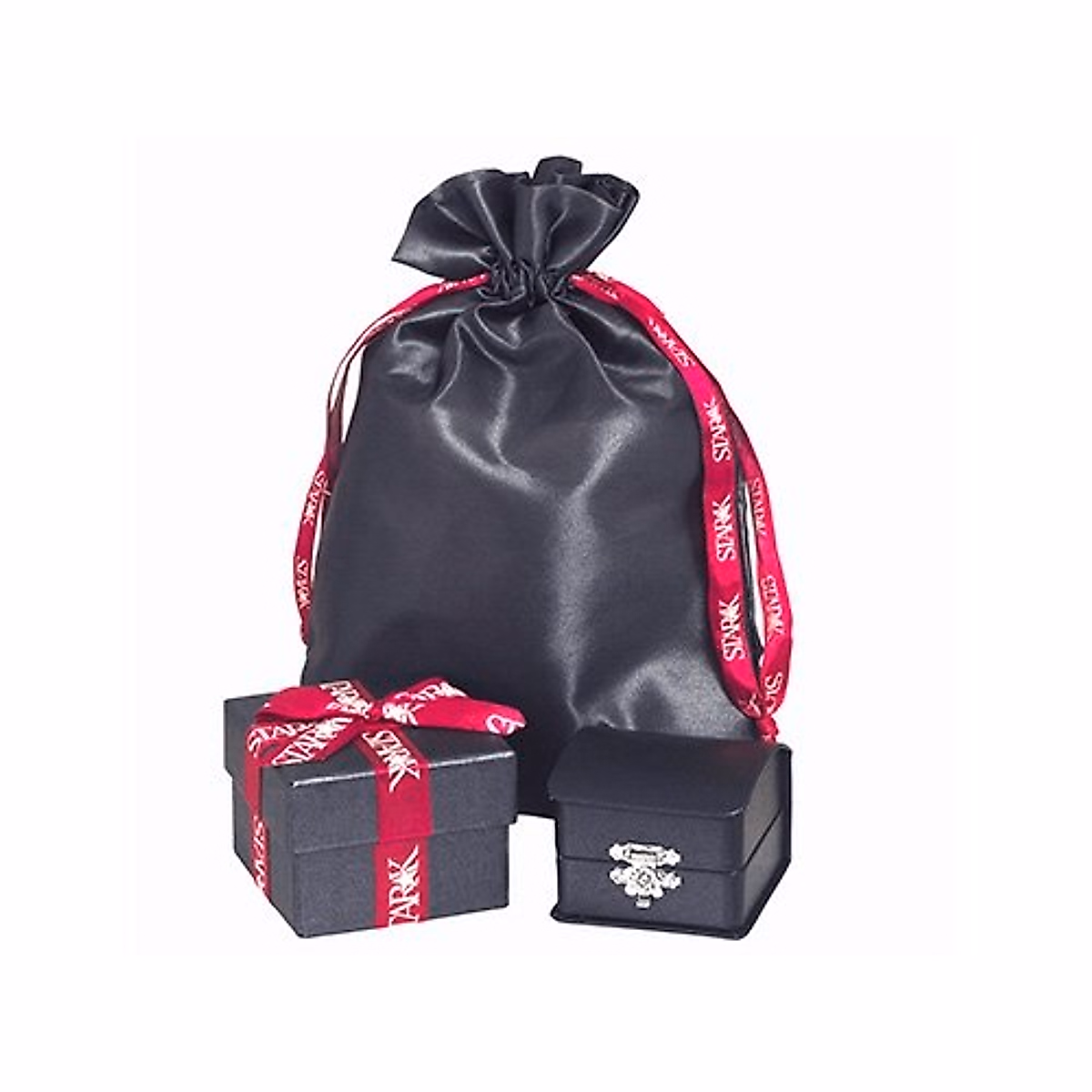 Star K Created Sapphire Drop Pear Shaped Pendant Necklace 14 kt White Gold