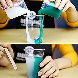 BBDINO Super Elastic Silicone Mold Making Kit, Mold Making Silicone Rubber N.W. 21.16 oz, Liquid Silicone Rubber Mold Making, Ideal for Casting 3D Silicone Molds| Food Molds 1:1 by Volume, Jade Green