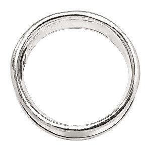 Silpada 'Hammered Cuff' Ring in Sterling Silver, Size 8, Size 8