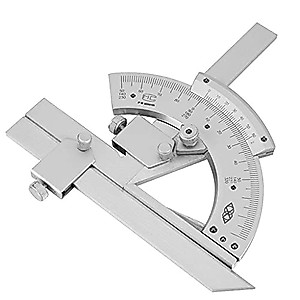 N/A Stainless Protractor 0-320 Degrees Precision Angle Ruler Measuring Finder Ruler Adjustable Vernier Protractor Measuring Ruler