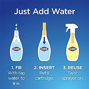Clorox Disinfecting Multi-Purpose, Household Essentials, Cleaning Refills for Clorox Multi-Purpose Cleaning System, 2 Count