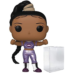 POP WWE: Bianca Bel Air Funko Pop| Vinyl Figure (Bundled with Compatible Pop Box Protector Case), Multicolor, 3.75 inches