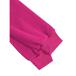 Floerns Women's Long Sleeve Zip Up Skeleton Hoodie Graphic Sweatshirt Jackets Hot Pink M