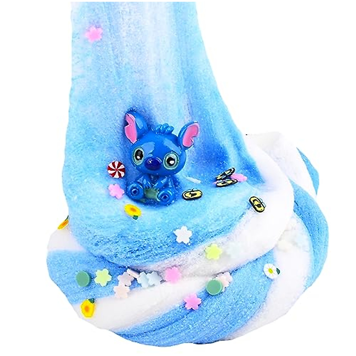 12 Pack Cloud Slime Kit, with 12 Colores Fluffy Slime Kit and Slime Fun Accessories, Soft and Non-Sticky, DIY Educational Stress Relief Toys for Girl and Boys, Birthday Gift