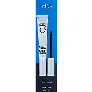 Eyeko Brow Gel - Tinted - Shade Light Brown - Natural & Flexible Hold - Infused with Keratin 8ml