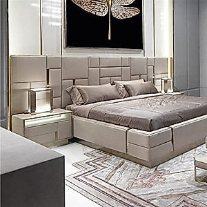 HIGOH Bedside Table Luxury Bedside Cabinet, Storage Cabinet, Corner Table, Living Room, Simple Bedside Cabinet