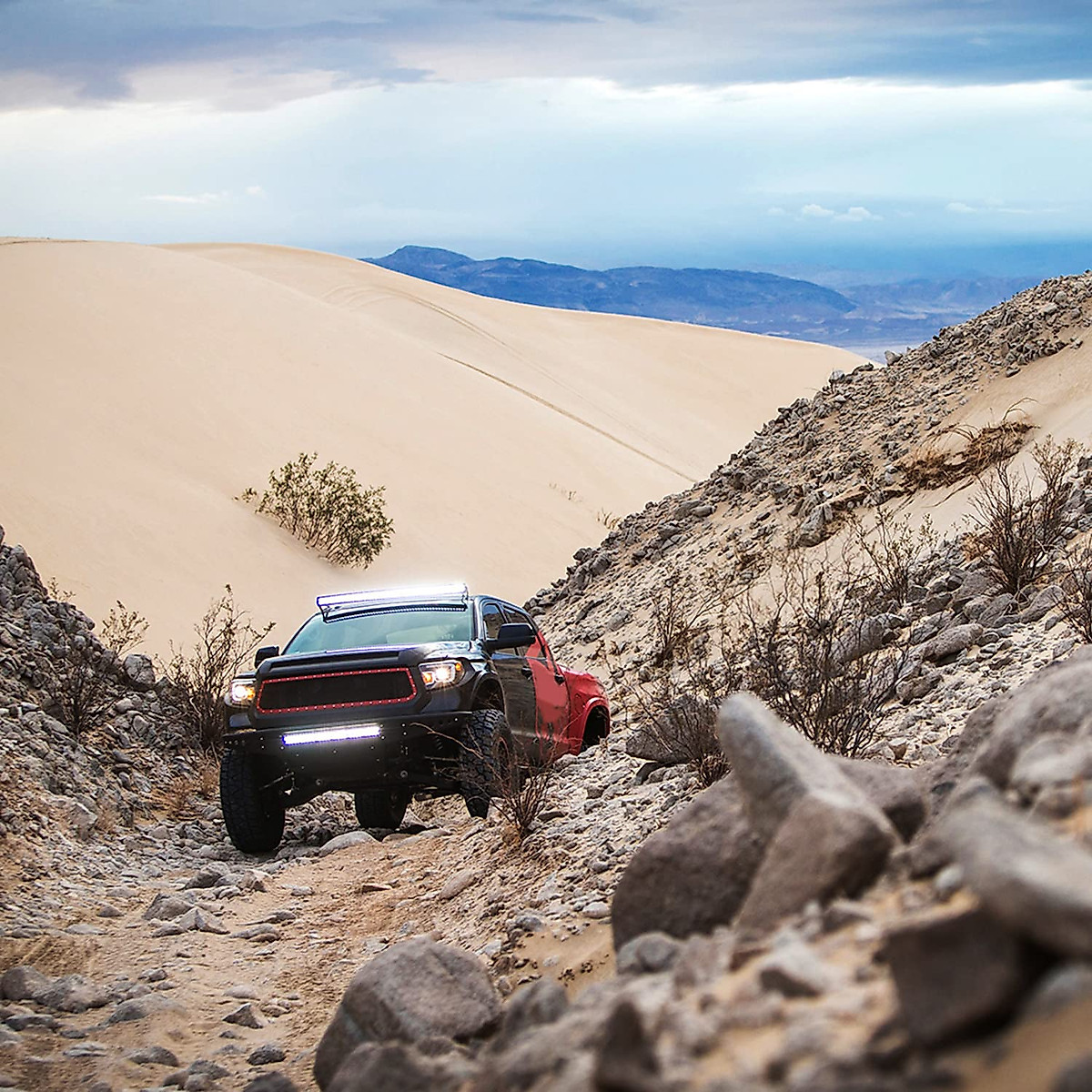 Nilight - 18004C-A LED Light Bar 20Inch 288w Triple Row Flood Spot Combo 28800LM Led Bar Driving Lights Boat Lights Led Off Road Lights for Trucks, 2 Years Warranty