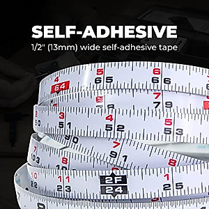 Kreg KMS7724 12' Self-Adhesive Measuring Tape (Left-Right Reading)