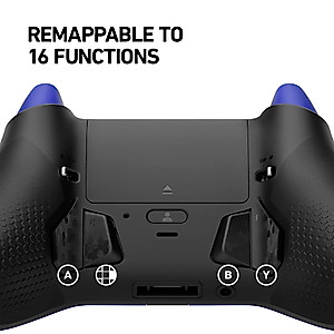 SCUF Instinct Pro Performance Series Wireless Xbox Controller - Remappable Back Paddles - Instant Triggers - Xbox Series X|S, Xbox One, PC and Mobile - Blue