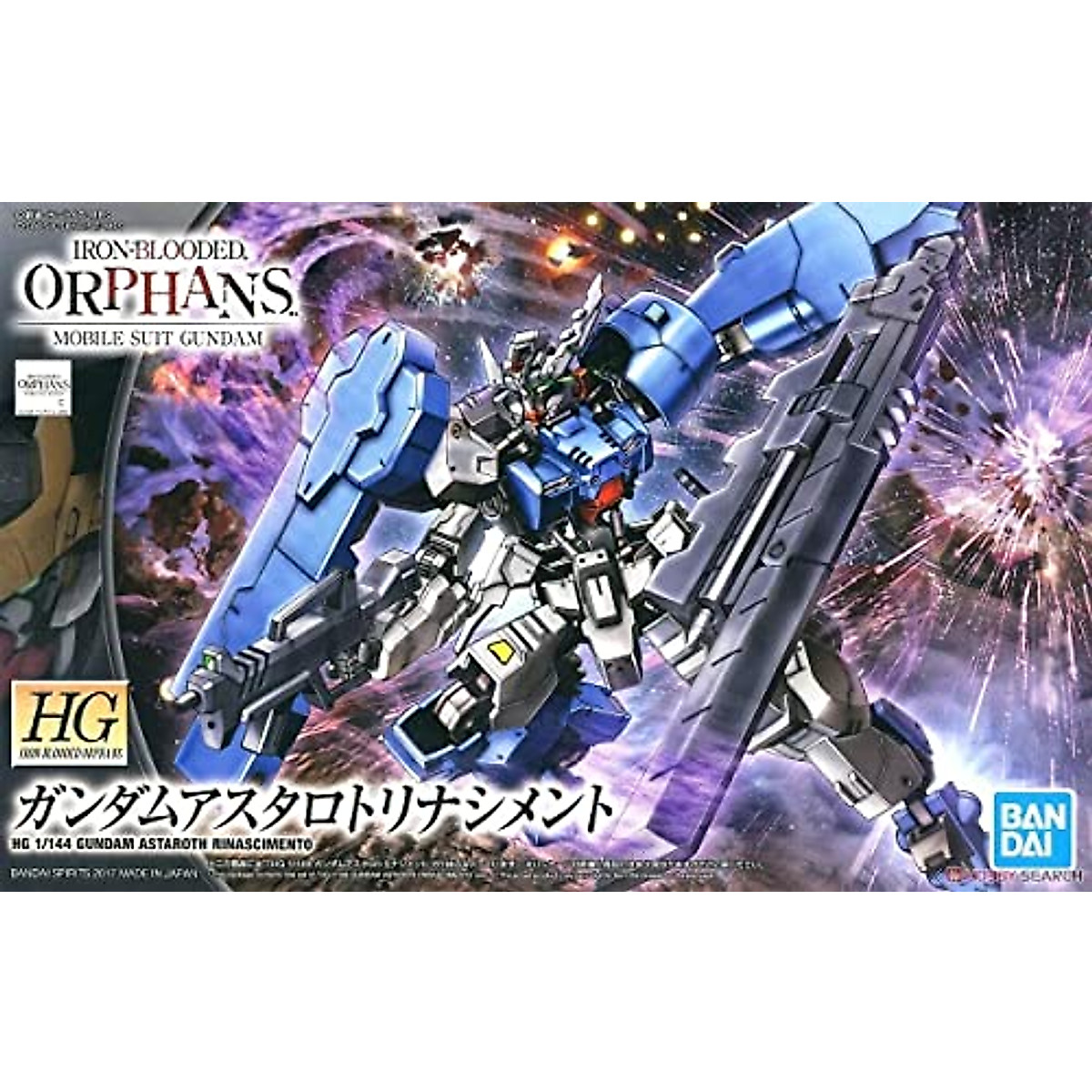 Bandai Iron-Blooded Orphans IBO Gundam Astaroth Rinascimento HG 1/144 Model Kit