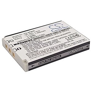 Qigenia 02491-0015-00 Replacement Battery for Praktica DS-6340 DS-6330 DS-4341 DS-4346,NP-900 02491-0037-00 BATS4 Battery (600mAh/3.7V)