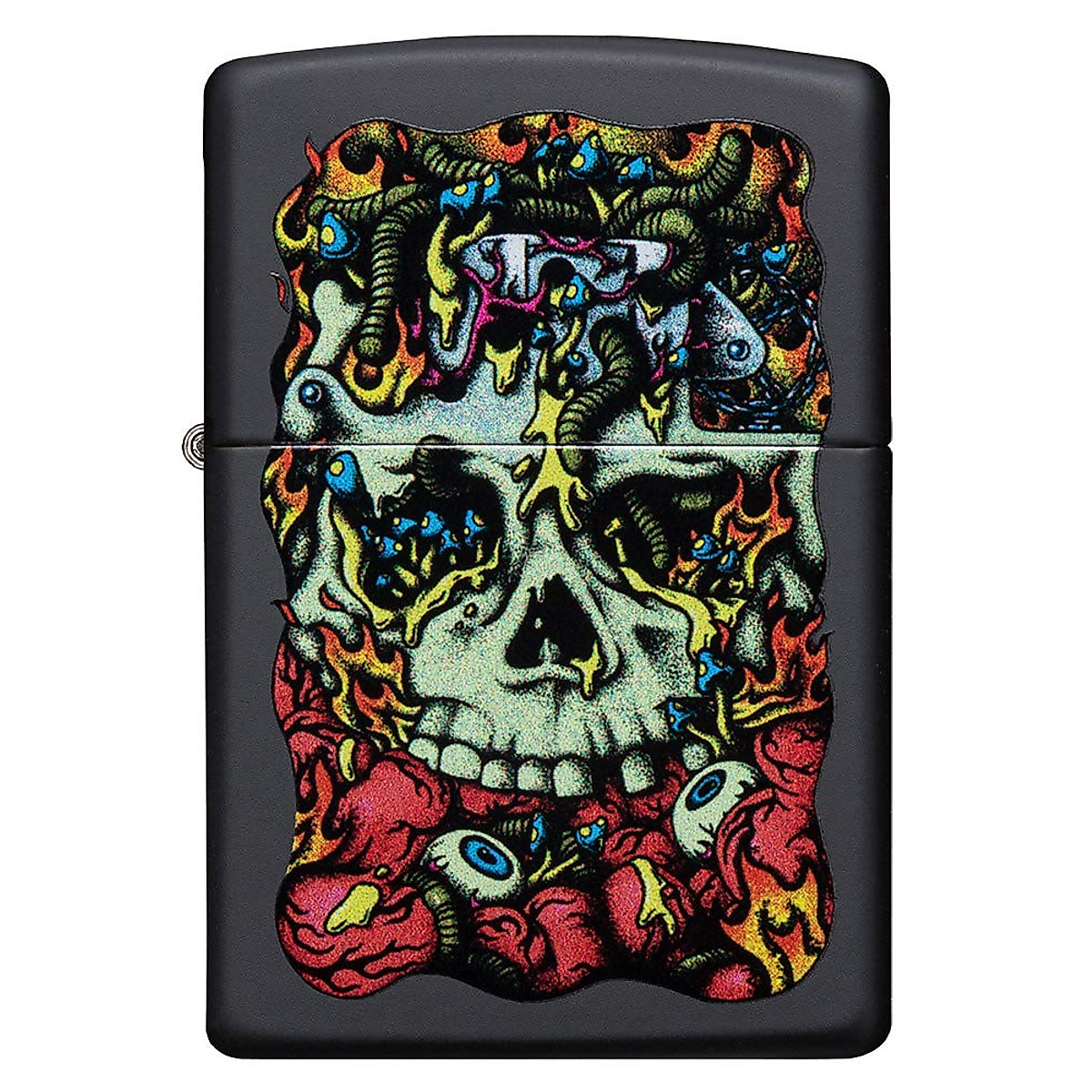 Zippo Dead Inside Design Black Matte Pocket Lighter
