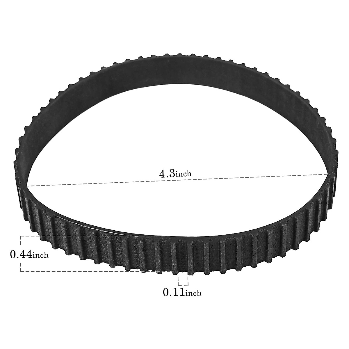 848530 Toothed Drive Belt Replacement Compatible with Portercable 351/352 Belt Sander(2 Pack)