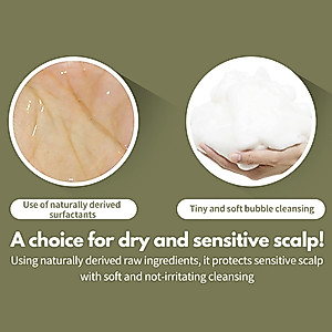 LA'DOR TripleX 3 Deep Cleansing Shampoo for Dry Itchy Sensitive Scalp Dandruff w/Tea Tree Lemon Lavender Sulfate-free Korean Hair Care 10 Fl Oz