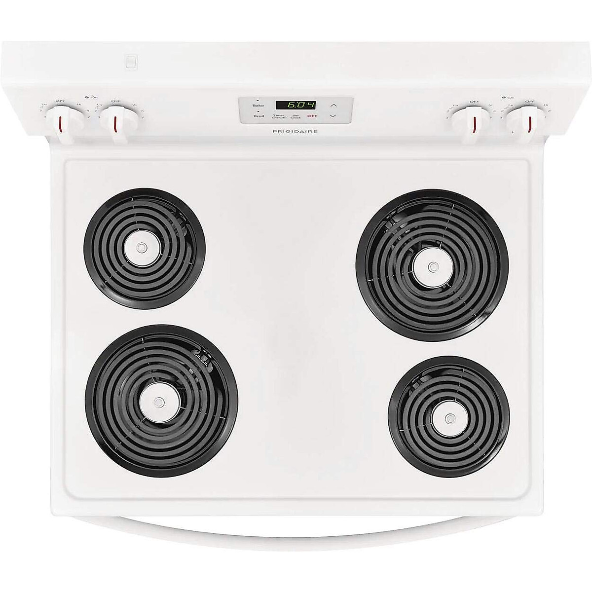 Frigidaire FCRC3012AW 30" Electric Range with 4 Coil Elements 5.3 cu. ft. Oven Capacity Store-More Storage Drawer Electronic Kitchen Timer in White