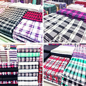 Barcelonetta | Cotton Flannel Fabric | 100% Cotton | 60 Inch Wide | Quilting, Blanket, Sewing, PJ, Shirt | Cloth, Solid (White, 5 Yard)