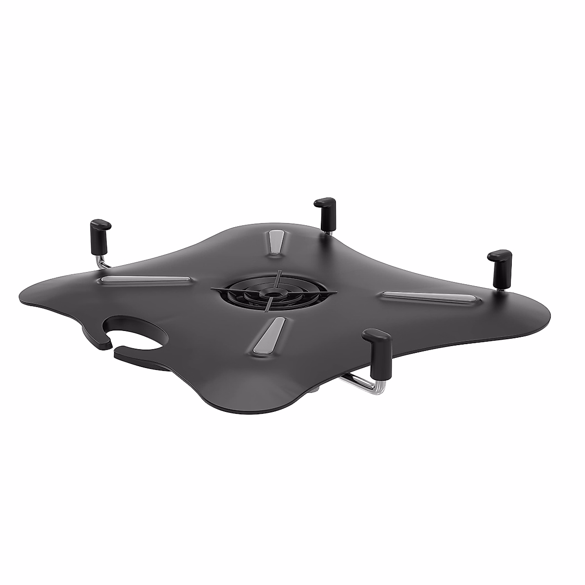 Laptop Cooling Fan Pad – CTA Digital USB-Powered Cooling Pad Fan with VESA-Compatible Laptop Holder for Laptops 7" to 15" - Black (ADD-LTPCF)