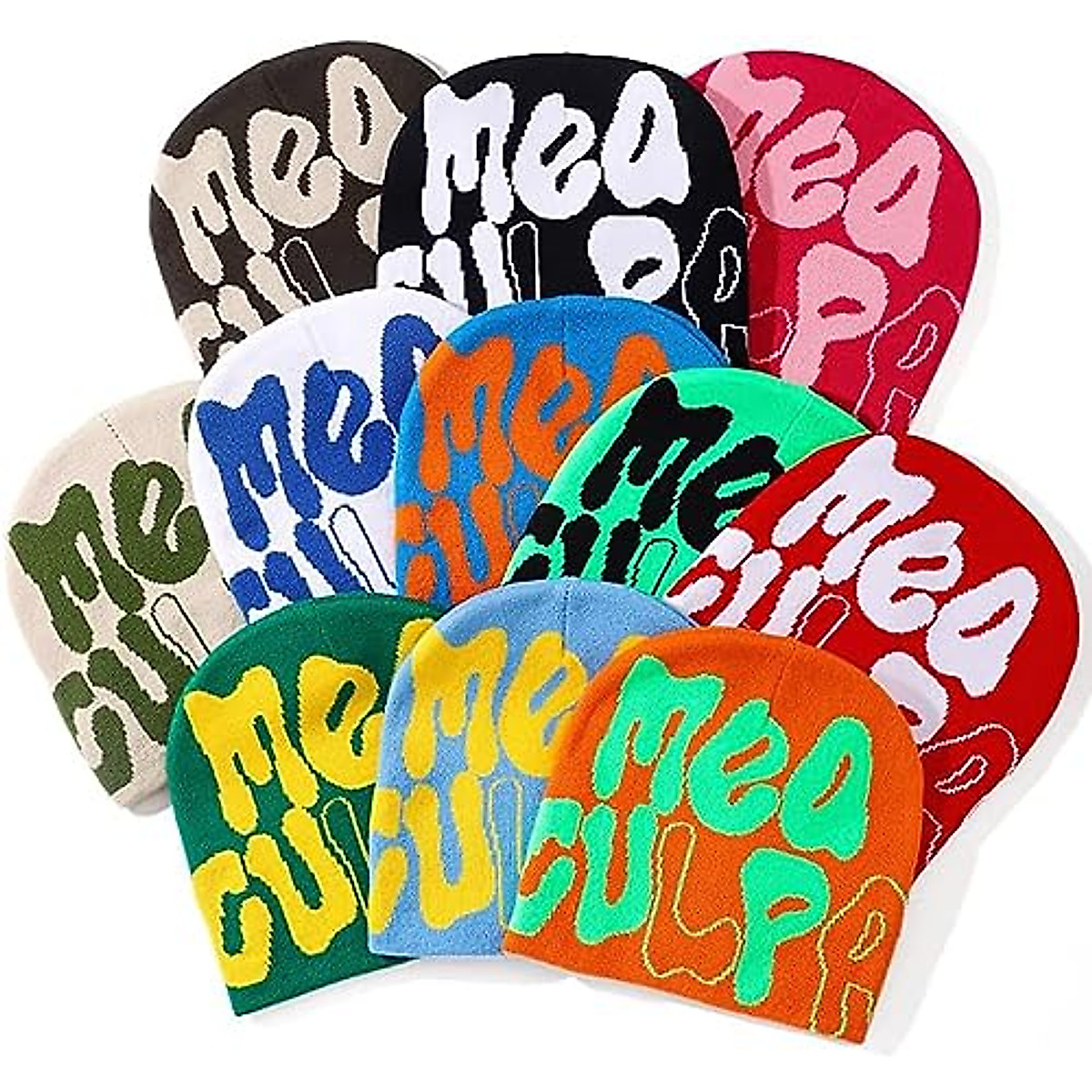 HAILTH Y2K Women's Beanies Wool Acrylic Knitted Hat Women Hats Beanie Wireless Winter Knit Hat Warm Knitted Cap Casual Skullies Outdoor