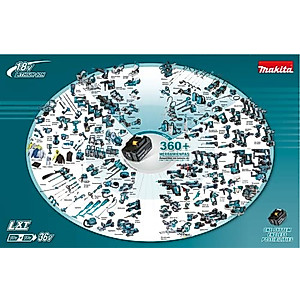 Makita XT610 18V LXT Lithium-Ion Cordless 6 Piece Combo Kit (3.0Ah)
