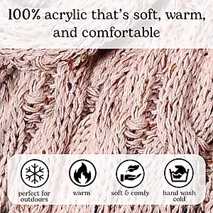 Funky Junque Hat Scarf Glove Set for Women Christmas Gifts Winter Matching Beanie Infinity Scarf Texting Gloves Confetti Indi Pink