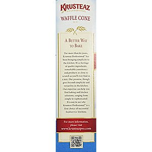 Krusteaz WAFFLE CONE Mix 5lb (2 Bags) Restaurant Quality