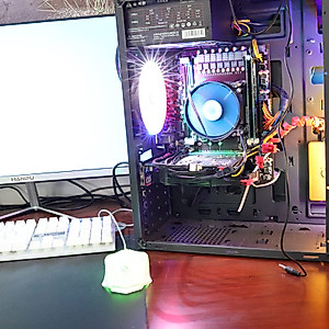 ThreeBulls 2 Pack 4-Pin PWM Fan Splitter Cable, Sleeved Braided Adapter Computer PC Fan Power Extension Cable 1 to 3 Converter for Computer ATX Case 4-Pin/3-Pin Cooling Fan Cable (10.6" 1 to 3)