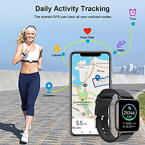 Motast Smart Watch 2022 Watches for Men Women, Fitness Tracker 1.69" Touch Screen Smartwatch Fitness Watch Heart Rate Monitor/Pedometer/Sleep Monitor, IP67 Waterproof Activity Tracker for Android iOS