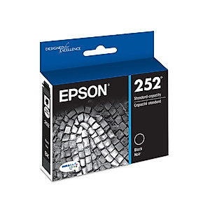 EPSON T252 DURABrite Ultra Ink Standard Capacity Black Cartridge (T252120-S) for select Epson WorkForce Printers