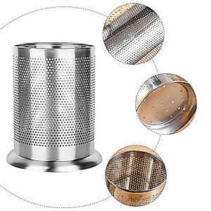 Cabilock 2pcs Kitchen Utensil Chopsticks Straw Holder Stainless Steel Silverware Holder Countertop Utensil Holder for Kitchen Home Office Pen Holder Organizer