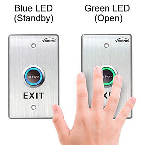 Visionis FPC-7298 Four Door Access Control System for 4 Doors Inswing Door 600lbs MagLock Time Attendance TCP/IP Wiegand Controller, Black RFID Card Reader and Keypad, 10,000 Users Software Kit