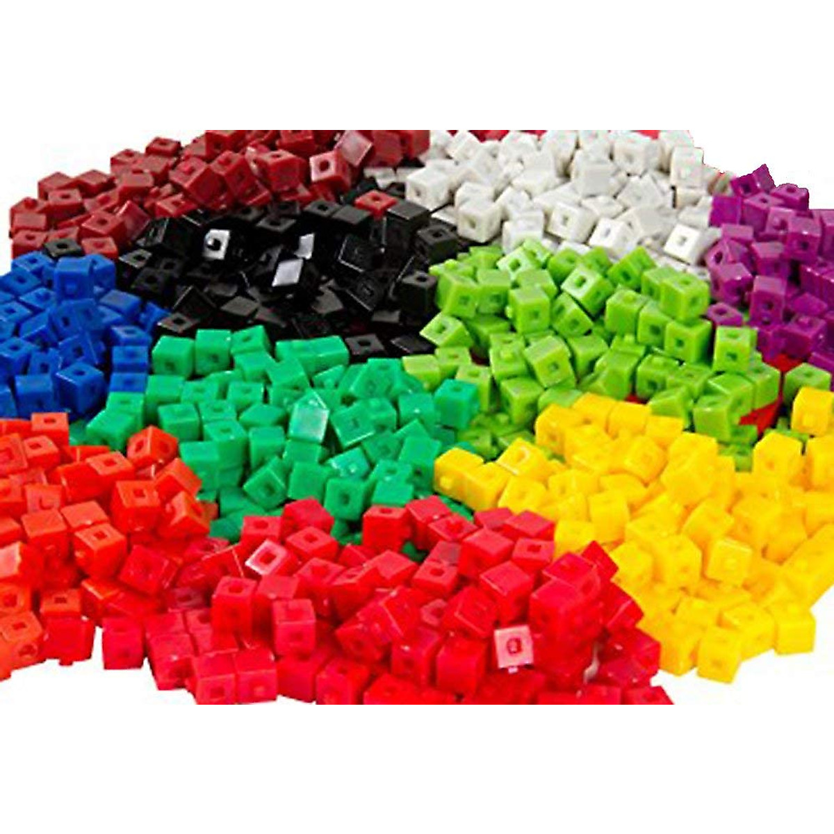 Math Linking Cubes - Colorful 1cm Manipulatives for Kids Learning