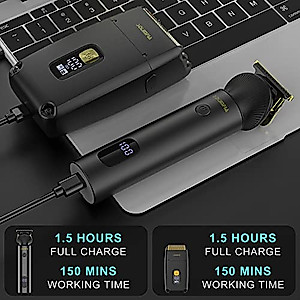 Solimpia Foil Shaver Electric Shavers for Men Bald Head Shaver Zero Gapped Cordless Nose Hair Trimmer Electric Razor Clipper T-Blade Men’s Grooming Kit Professional