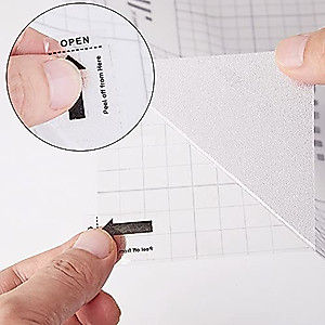 Conkov Window Privacy Film No Glue Frosted Glass Sticker Static Clings Non Adhesive Removable Opaque Vinyl Decorative Window Anti-UV Coverings for Bathroom Door Home Office (White, 17.5In by 78.7In)