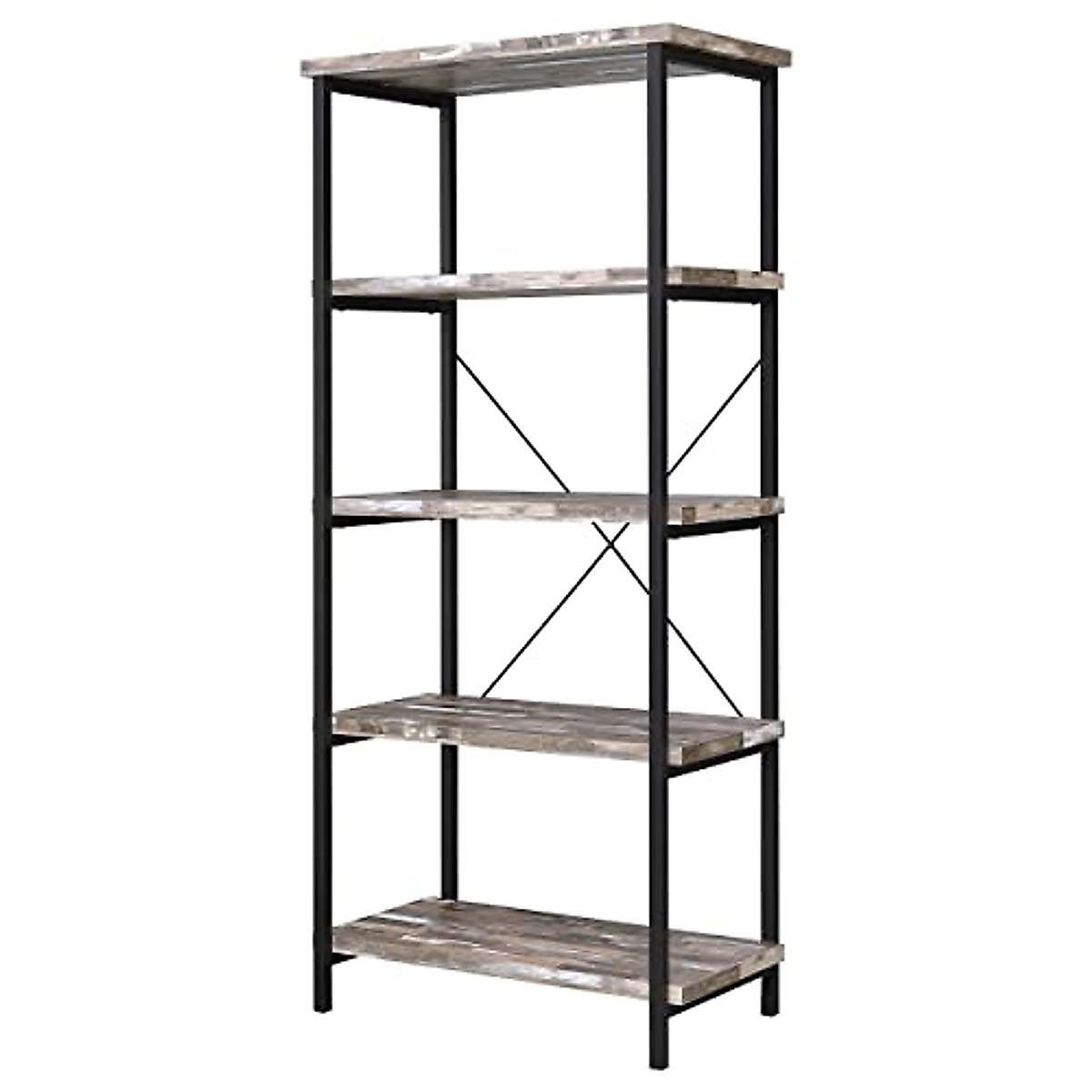 Coaster Furniture Bookcase Salvaged Cabin and Black 801552