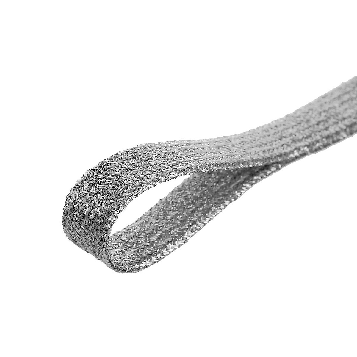 Allegra K Glitter Shiny Metallic Sparkling Shimmery Flat Sneakers Shoelace Shoe Laces Strings 110cm/43.31" Silver