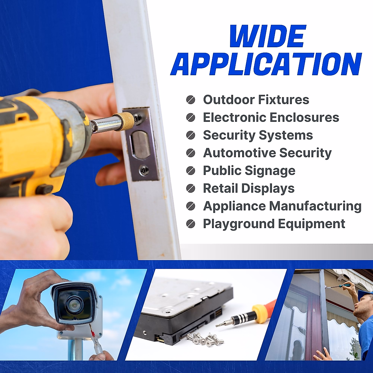 Fastenere Torx Security Machine Screws - 6-32 x 1" (25-Pack) Stainless Steel, Tamper-Resistant, Button Head Screws, Bolt Screw for Higher Level of Safety & Theft Prevention