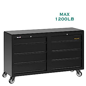 4 inch Swivel Caster Wheels, Heavy Duty Plate Casters with no Brake Total Capacity 1200lbs (Pack of 4）