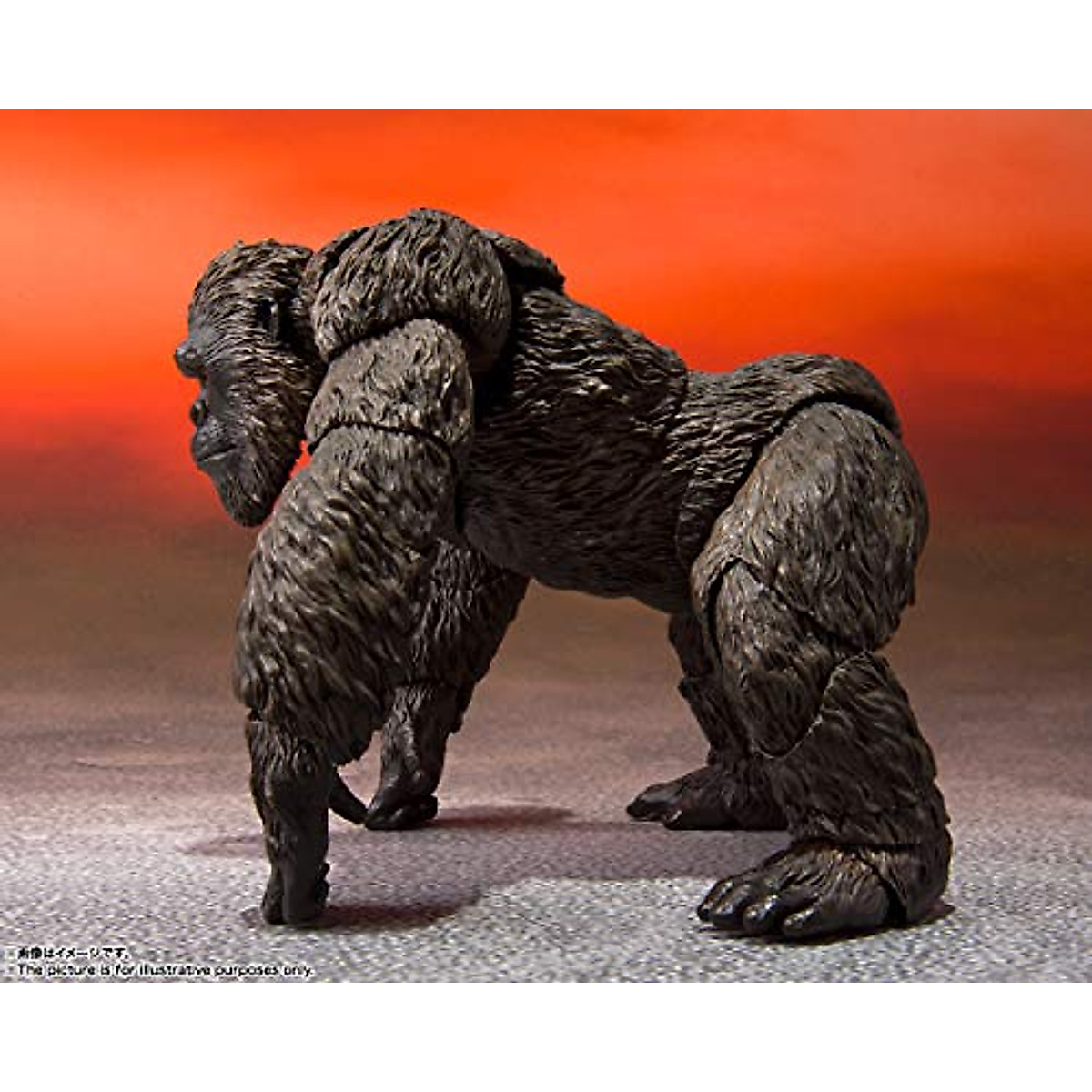 TAMASHII NATIONS - Godzilla VS. Kong - Kong from Movie Godzilla VS. Kong (2021), Bandai Spirits S.H.MonsterArts Action Figure