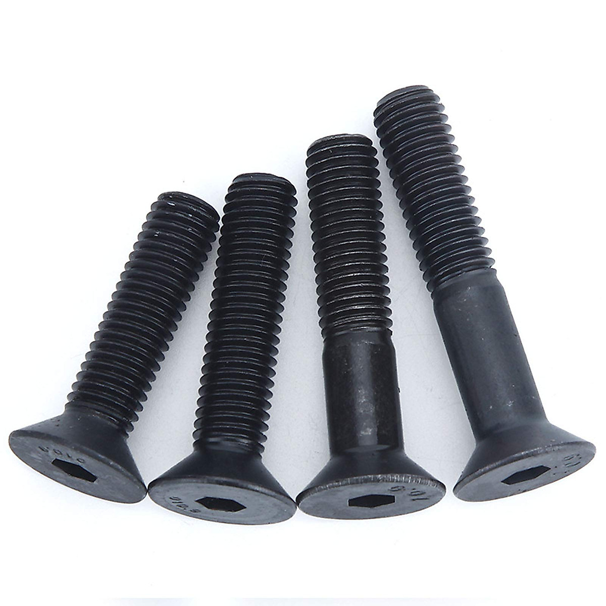 50 Pcs M6-1.0 x 16mm Flat Head Socket Cap Screws, Alloy Steel Grade 10.9, DIN 7991, Allen Socket Drive,Hex Drive,Black Oxide Finish (M6-1.0 x 16mm)